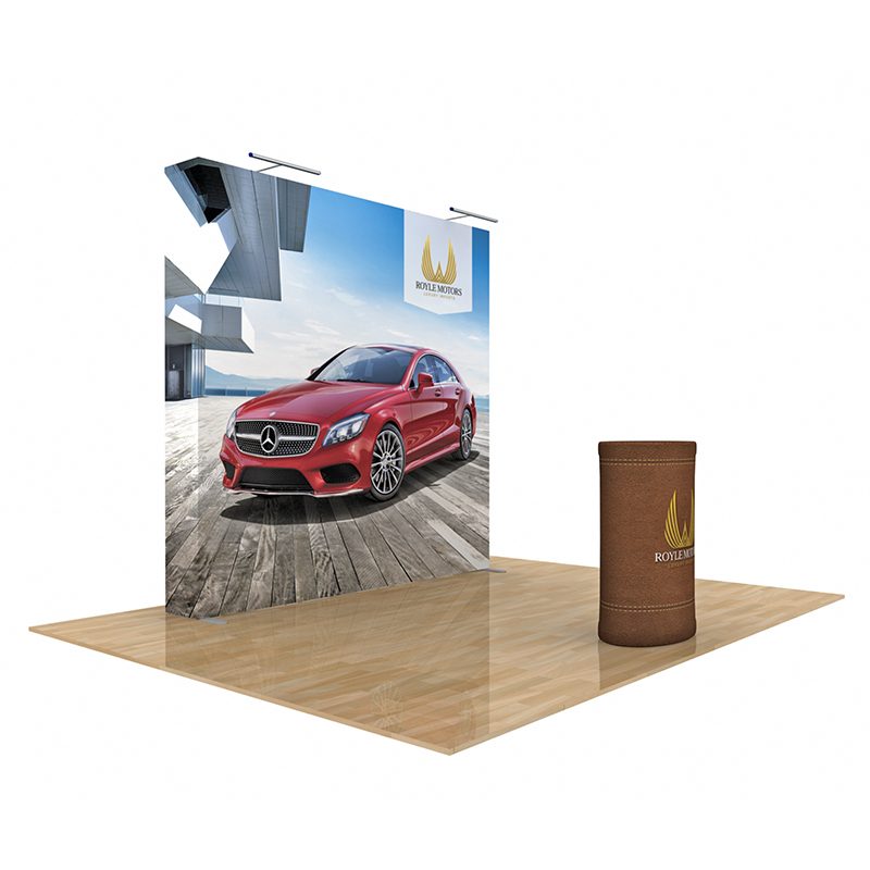 8ft Straight Velcro Graphic Pop-Up - Xibeo Portables - trade show ...